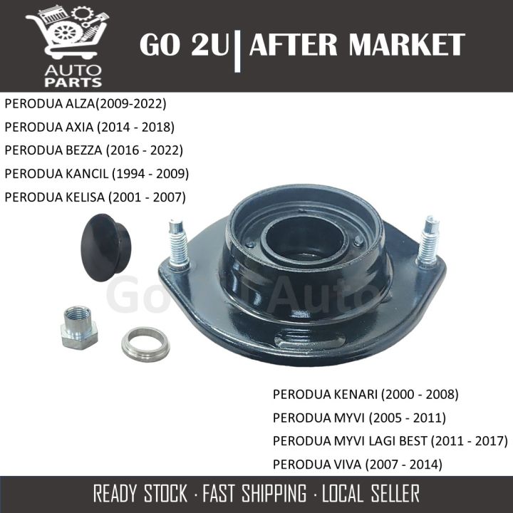 FRONT ABSORBER MOUNTING WITH CAP&NUT 1SET 4PCS -48609-BZ060 PERODUA ...