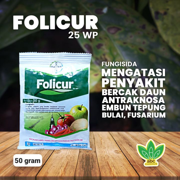Folicur 25WP 50 gram - Fungisida Untuk Mengatasi Bercak Pada Daun ...