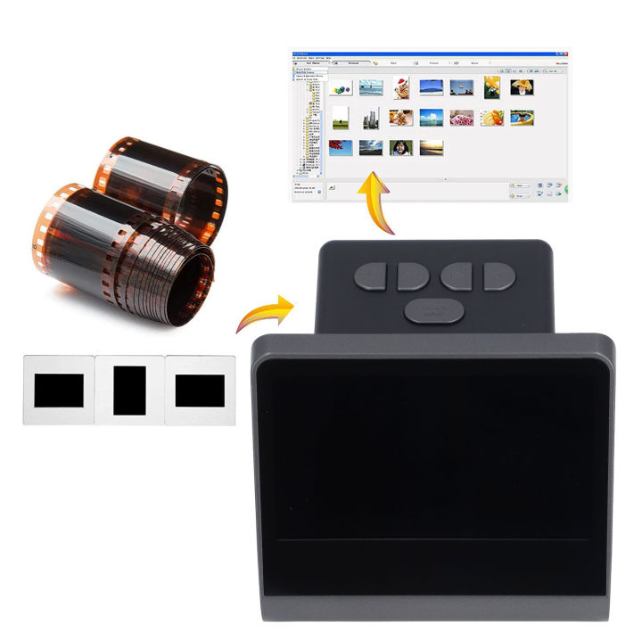 Film Scanner 48MP 100‑240V Slide Scanner for Super8 Film | Lazada