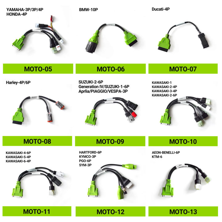 Motorcycle Diagnostic Cable For yahama/honda/suzuki For Ducati/harley ...
