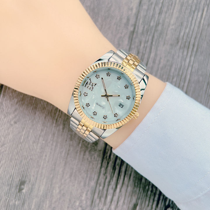 Teeth Edge Water Ghost Classic Series Quartz Watch for men Diamond Dial ...