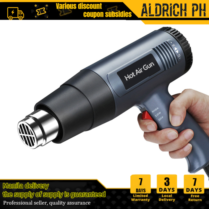 Heat Gun 2000W 220V Adjustable Heating Industrial Temperature Regulator ...