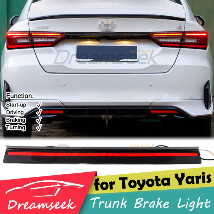 LED Rear Trunk Brake Tail Light for Toyota Yaris Vios Ativ 2022 2023 ...