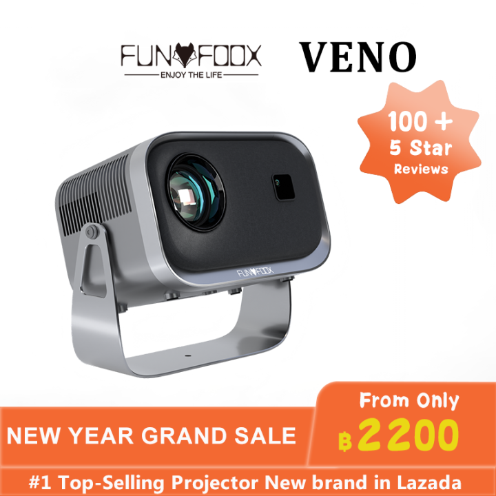 FUNFOOX Projector VENO 4K LCD ultra HD smart 1080p Projector mini ...