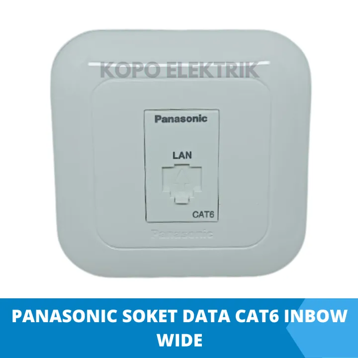Panasonic Soket LAN Cat6 Outlet Data CAT6 Tanam | Lazada Indonesia