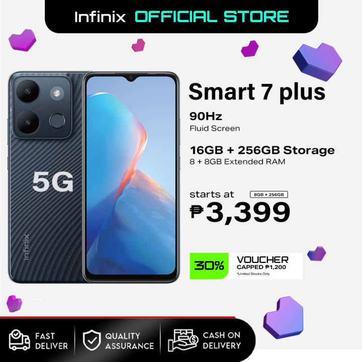 Infinix Smart 7 5G smartphone WALN RAM8GB+256GB ROM cellphone original ...