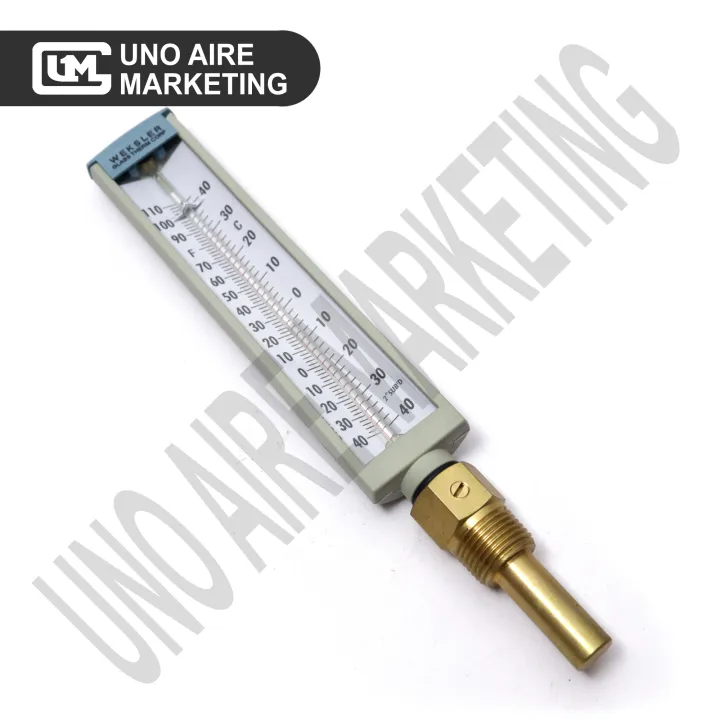 WEKSLER Industrial Thermometer for Chiller / Chilled Water | HVAC ...