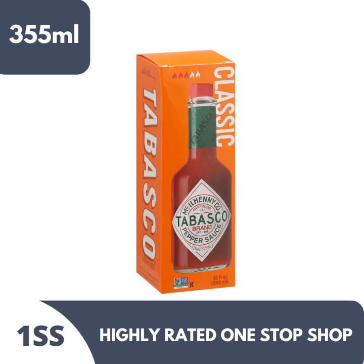Tabasco Classic Red Pepper Sauce 355ml | Lazada PH