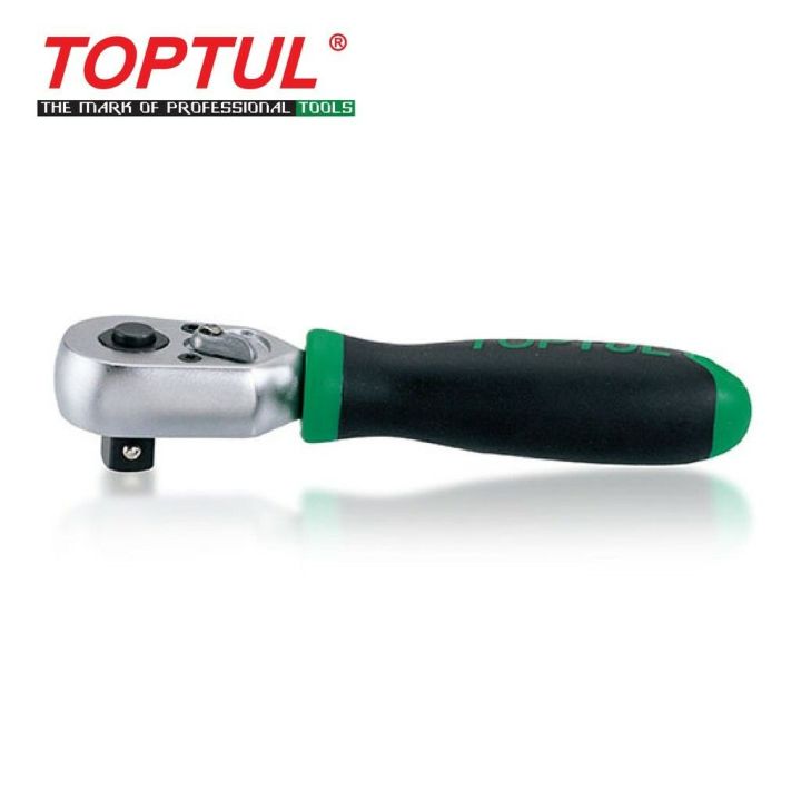 TOPTUL Stubby Reversible Ratchet Handle with Quick Release CJDI Series ...