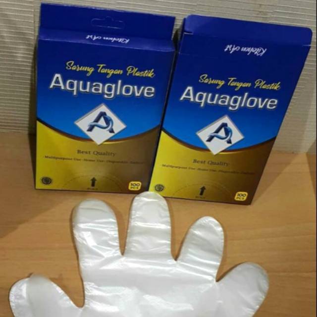 100 pc Sarung tangan plastik sekali pakai disposable | Lazada Indonesia