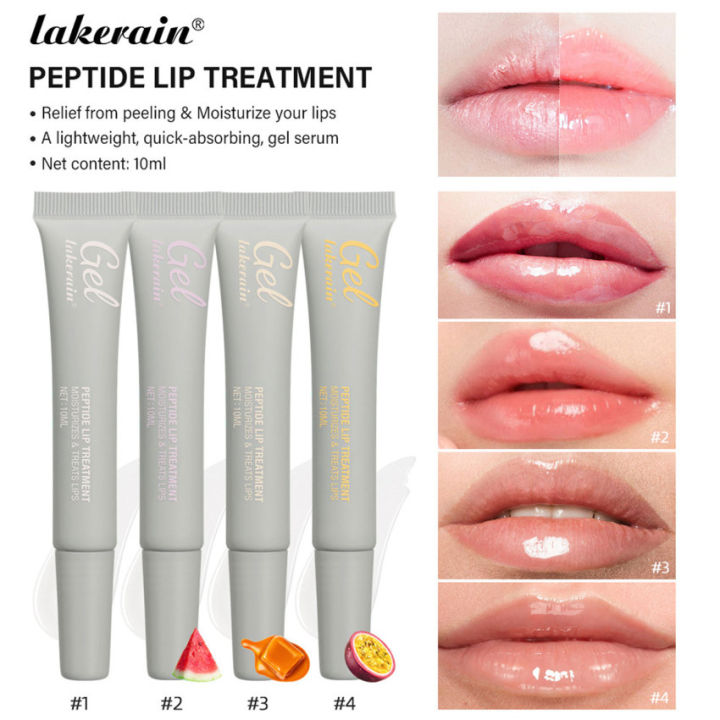 Peptide Lip Treatment Jelly Transparent Moisturizing Repairy Reduce ...