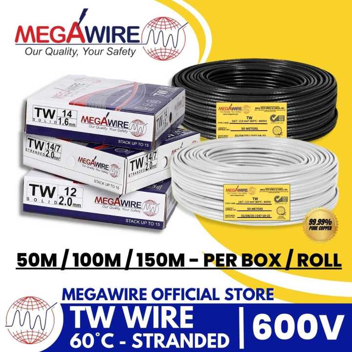 TW WIRE 60°C - 600V -STRANDED - Box / Roll | Lazada PH