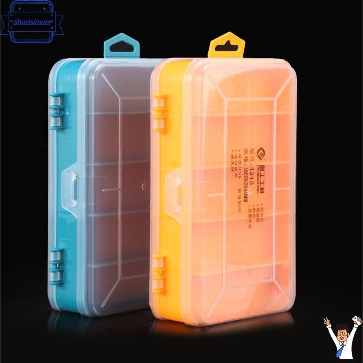 Portable Plastic Double-Side Screws Storage Box Tool Case Hardware ...