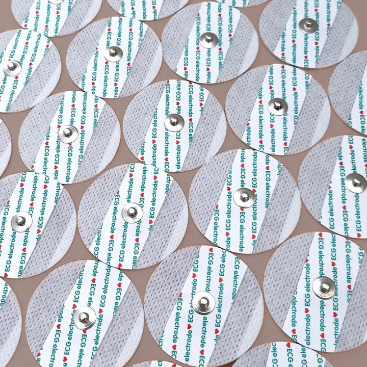 +NEW-- Electrode Plate Dynamic ECG Machine Detector Button Type ECG ...