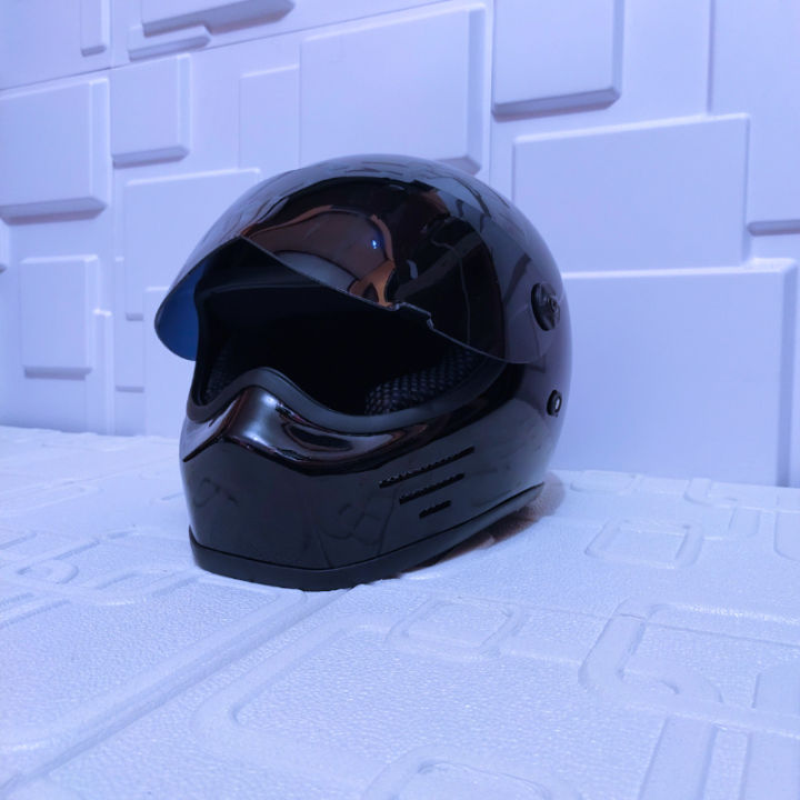 HELM CUSTOM CLASSIC BANDIT SIMPSON RETRO FULL FACE VINTAGE | Lazada ...