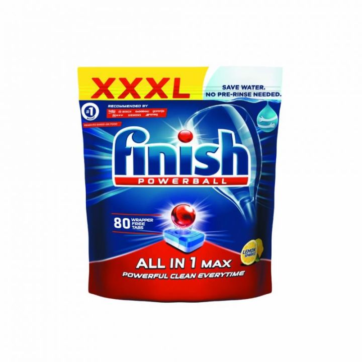 Finish Powerball All in One Max 80 Tabs Lemon (SG READY STOCK) | Lazada ...