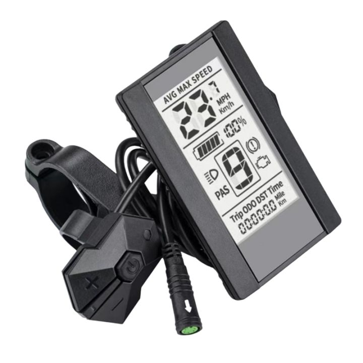 【Ntcpefy】For 800S C965 LCD Display Speed Indicator Electric Bicycle Mid ...
