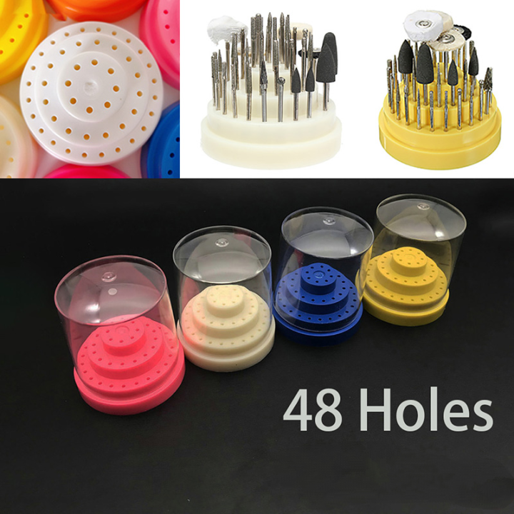 1Pack Dental 48 Holes Bur Box Drill Placement Box Dentist Tools Drill ...