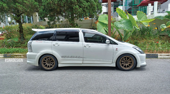 Toyota WISH - body side decal/sticker (Oracal, Germany) | Lazada