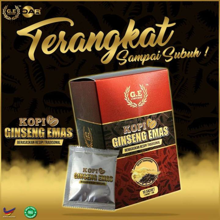 KOPI GINSENG EMAS ORIGINAL | Lazada