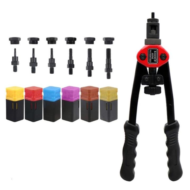 Rivet Nut Gun- Drill Adapter Tool Riveting Manual Threaded Hand Riveter ...