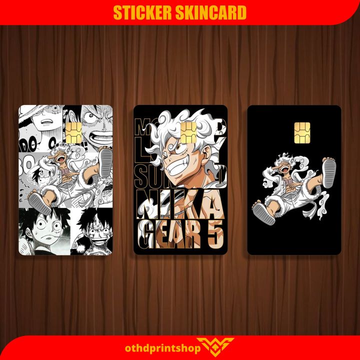 Stiker Kartu Atm Skin Card Anime - Onepiece bahan Vinyl + Laminating ...