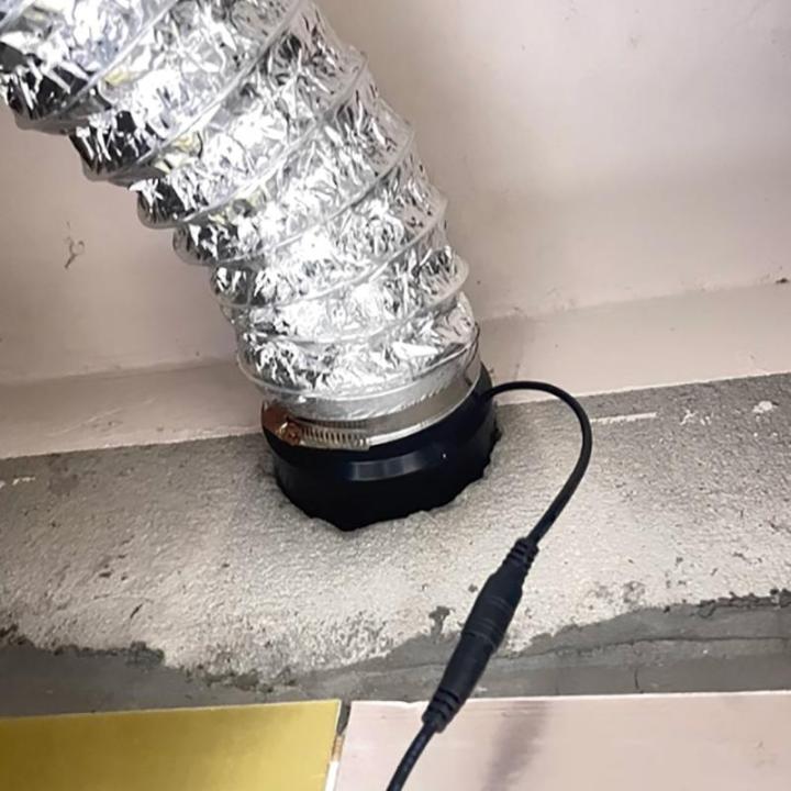80mm Industrial Air Circulation Fan Flexible Duct Connectors Exhaust ...