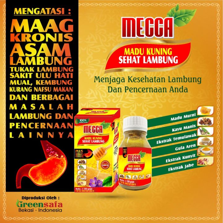 MADU MAAG - Mecca Madu Kuning sehat lambung mecca - obat magh herbal ...