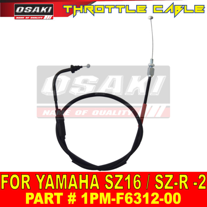 Osaki Motorcycle Throttle Cable #2 for YAMAHA SZ16 / SZ-R [BR2-F6311-00 ...
