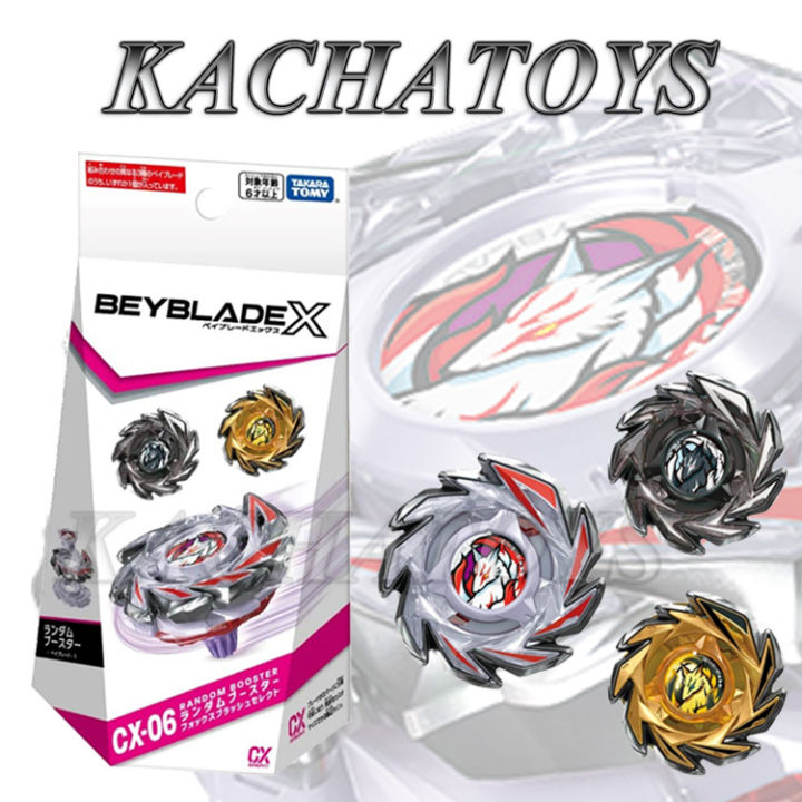 [สินค้าพร้อมส่ง] Takara Tomy Beyblade X Random Booster Fox Brush CX-06 ...