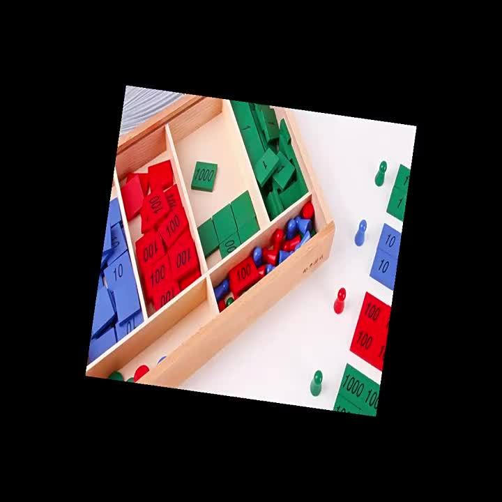 Montessori Montessori Math Teaching Aids Early Education Toys Stamp ...