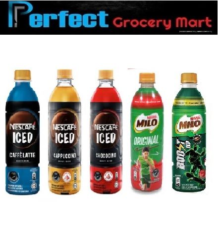 ⚡24hour Delivery⚡NESCAFE ICED CAFFE LATTE & CAPPUCCINO & CHOCOCINO & MILO 500ML | Lazada