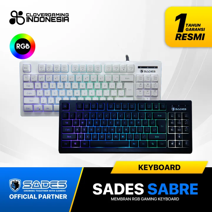 Sades Keyboard Sabre RGB TKL - Gaming Keyboard - Garansi Resmi | Lazada ...