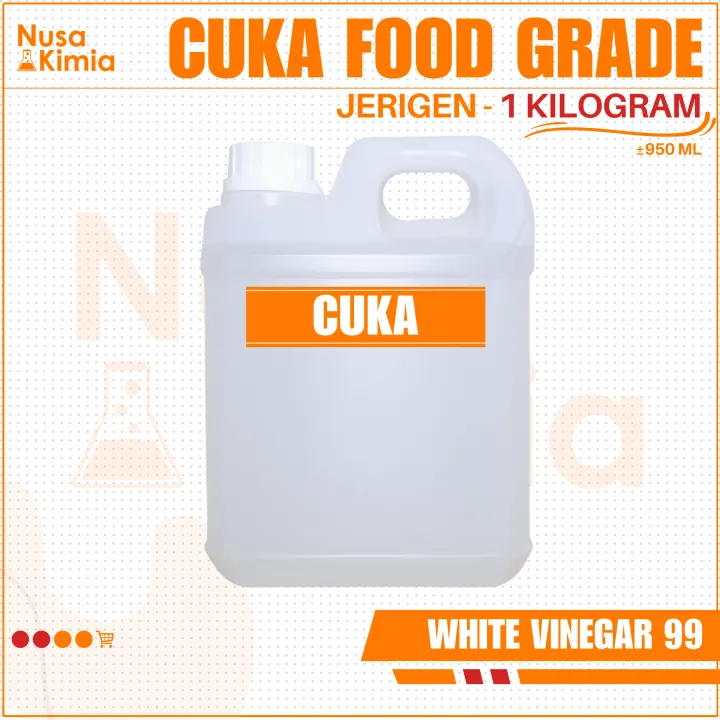 Biang Cuka 1 KG - Acetic Acid - Cuka Makan Food Grade - Cuka Pembersih ...