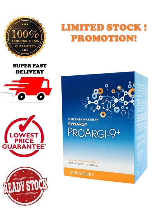 SYNERGY PROARGI 9 PLUS (30 packets) Ready Stock (100% Original) | Lazada