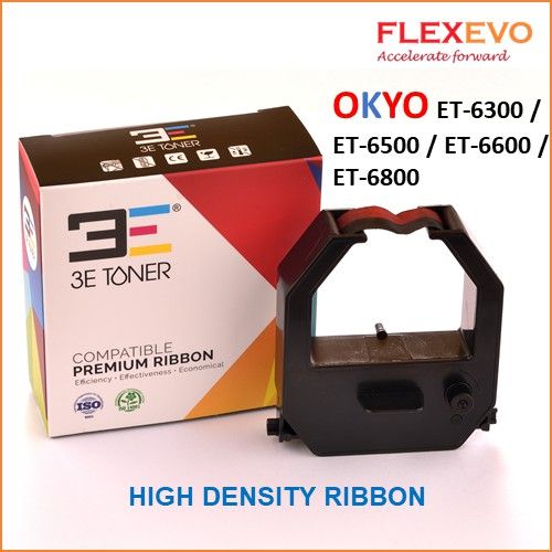 OKYO Punch Card / Time Recorder Ink Ribbon Dual Color ( Black / Red ...