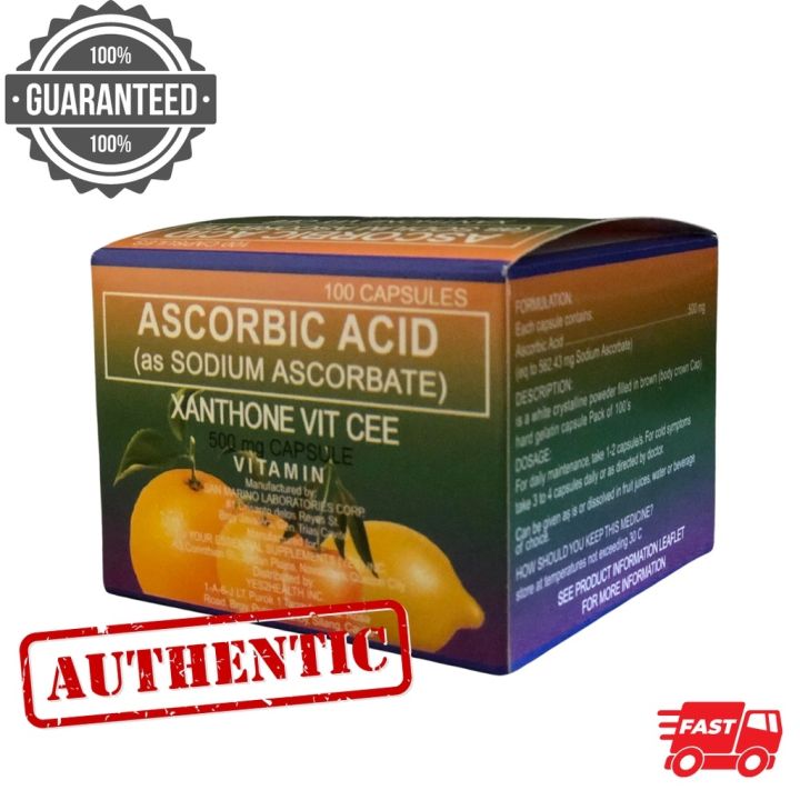 Xanthone Cee Non-Acidic Vitamin C 100 caps by Doc Samaritan | Lazada PH