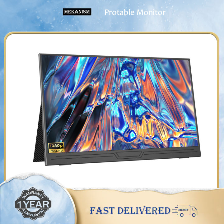 Mekanism Portable Monitor 14'' 15.6 inch 1080P FHD Portable Monitor for ...