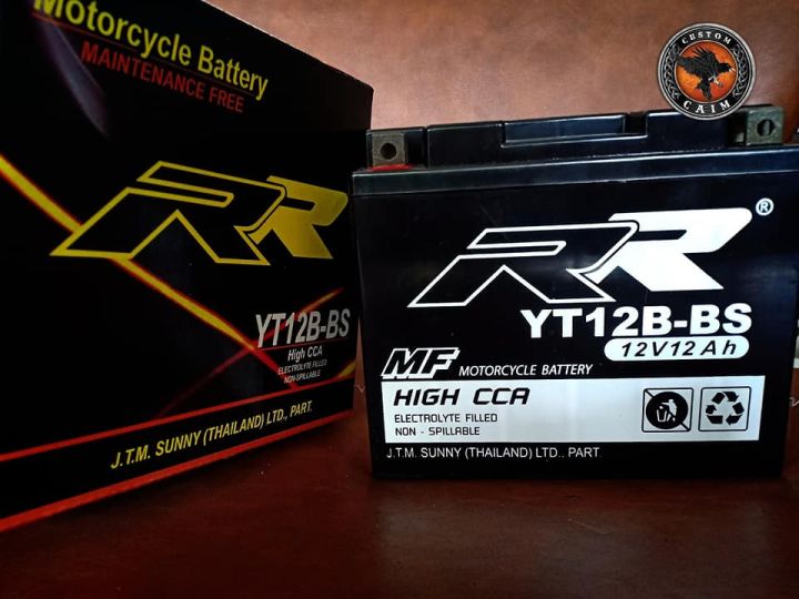 แบตเตอรี่ RR YT12B-BS (แท้) สำหรับรถ Ducati Diavel,Ducati M795,Ducati M796,Ducati M797, Ducati ...