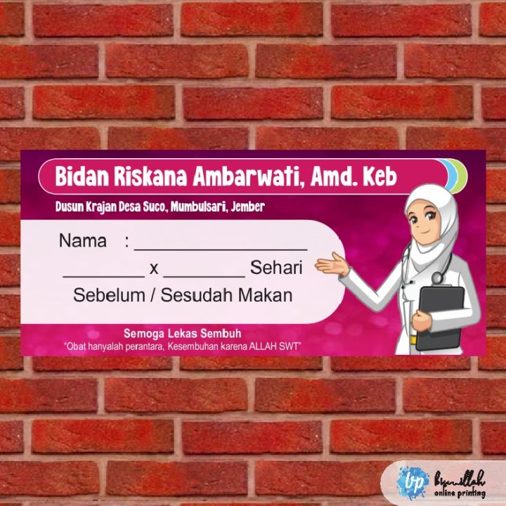 Stiker Sirup / Etiket Sirup / Etiket Obat / Stiker Obat | Lazada Indonesia