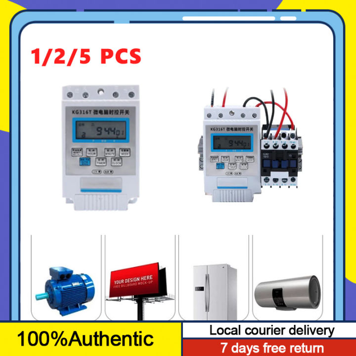 Big LCD Screen Timer digital Switches Microcomupter Display Digital ...