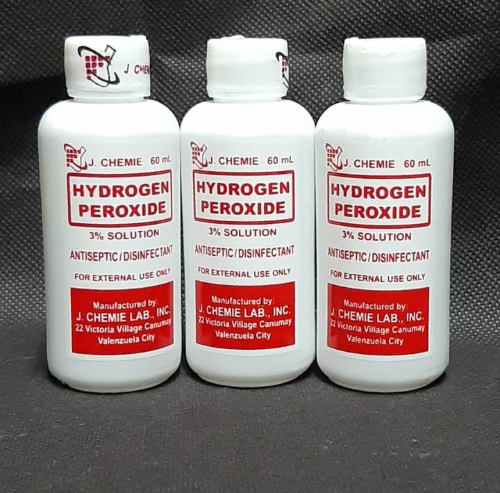 60 mL J.CHEMIE HYDROGEN PEROXIDE 3% SOLUTION ANTISEPTIC/ DISINFECTANT ...