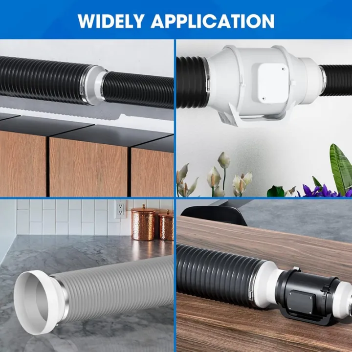 Duct Reducer, Duct Adapter PVC Reducer, Duct Increaser/Reducer for Grow ...