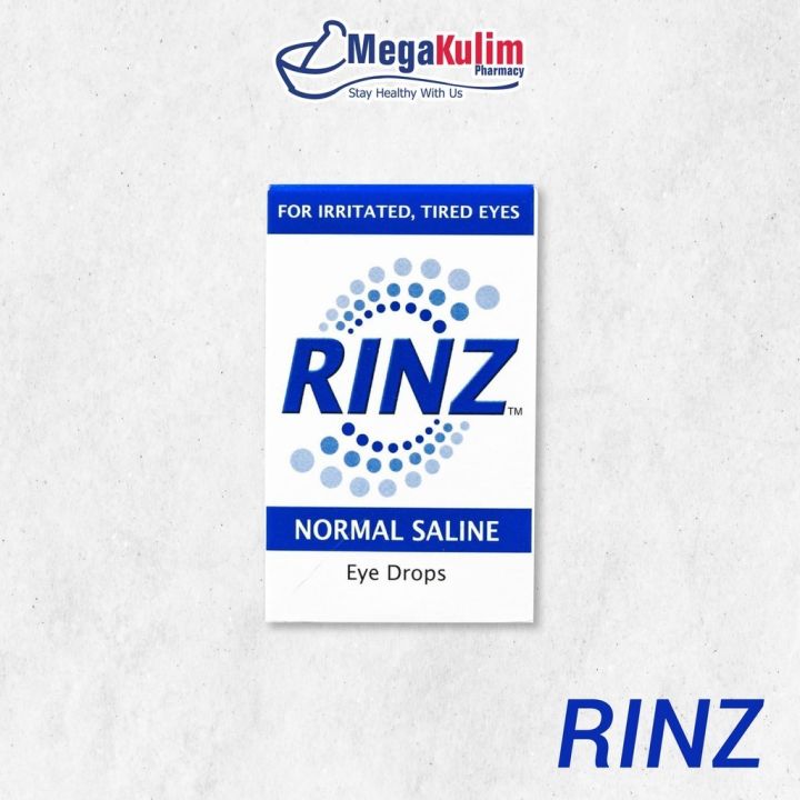 Rinz Normal Saline Eye Drops 5mL | Lazada