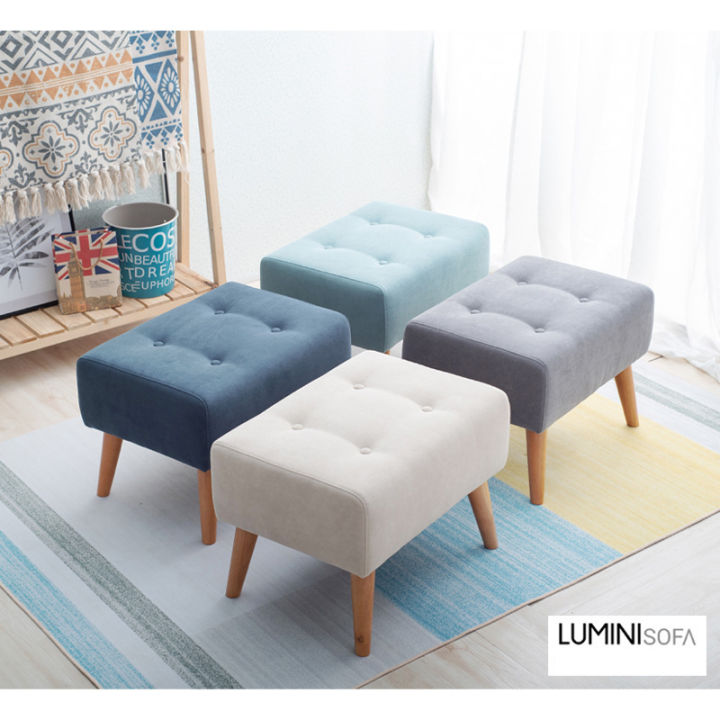 【Lumini Sofa】Simple Modern Stool High Quality Sofa Stool Footstool ...