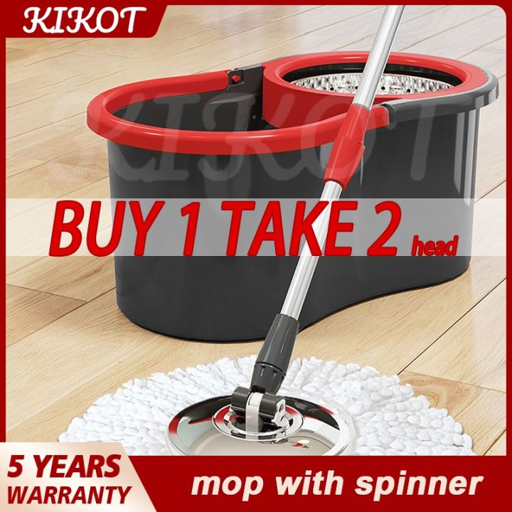 KIKOT Mop with spinner Heavy Duty map for Floor Cleaning tornado mop ...