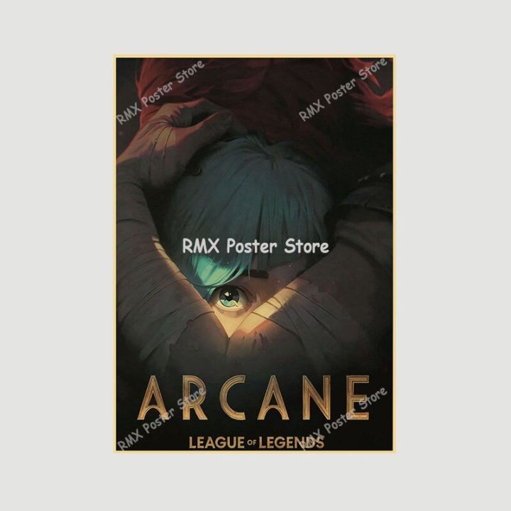 Anime Arcane Posters Kraft Paper Popular TV Series League of Legends ...