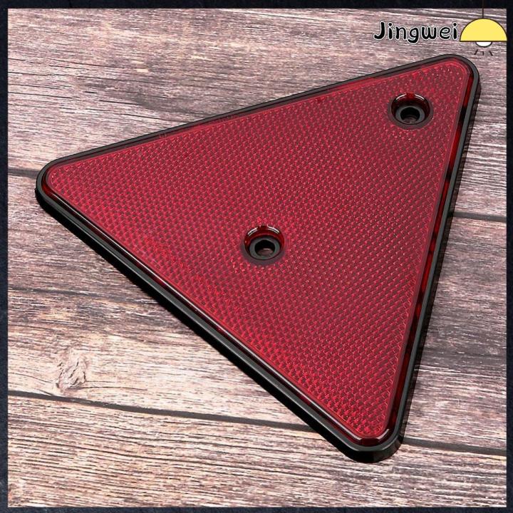 JINGWEI Red Safety Triangle Reflector Triangle Shape IP67 Waterproof ...
