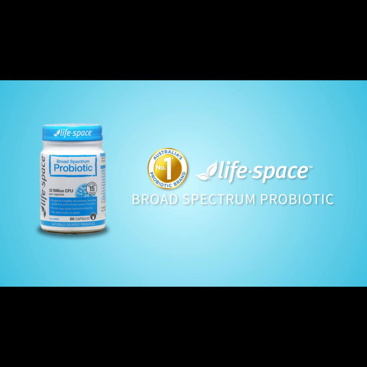 [Digestive Health]Life Space Broad Spectrum Probiotic 30 Capsules (Exp ...