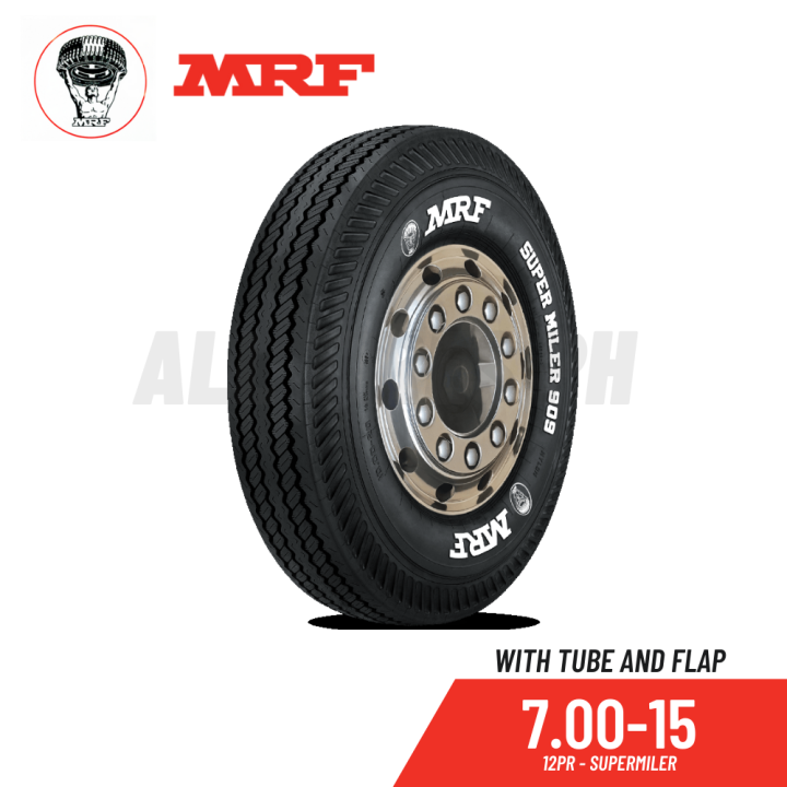 MRF Tire 7.00-15 12PR Rib Supermiler (Made in India) w/ Free Interior ...